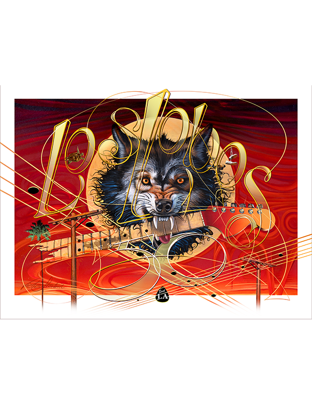 Victor Stabin Poster | Los Lobos Merch Store